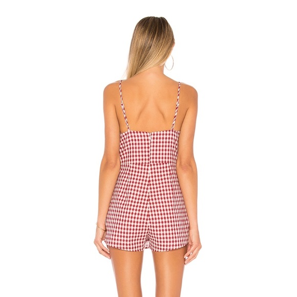 REVOLVE | Dresses | By The Way Gingham Romper | Poshmark